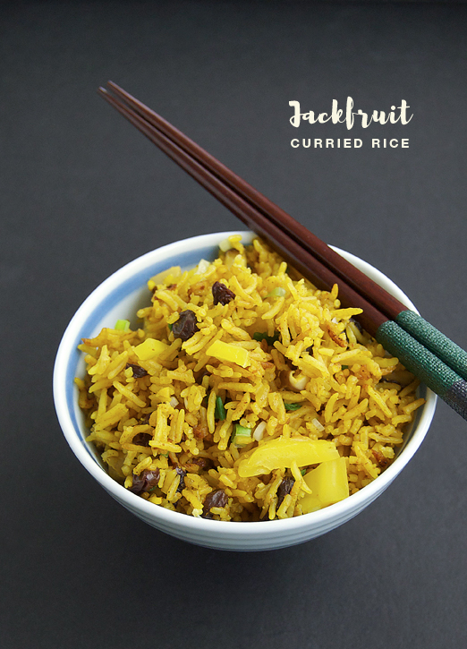 Jackfruit Curried Rice - Chow Vegan